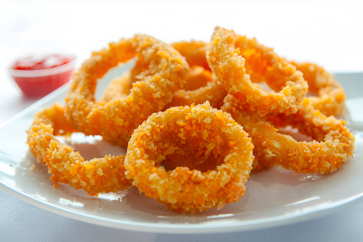 Delicious Cheesy Onion Rings Recipe: Snack Perfection