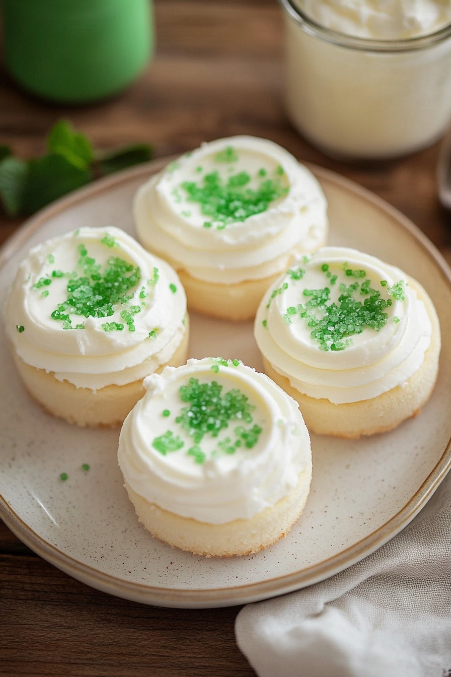 Cream Cheese Peppermint Buttons: Festive Holiday Delights