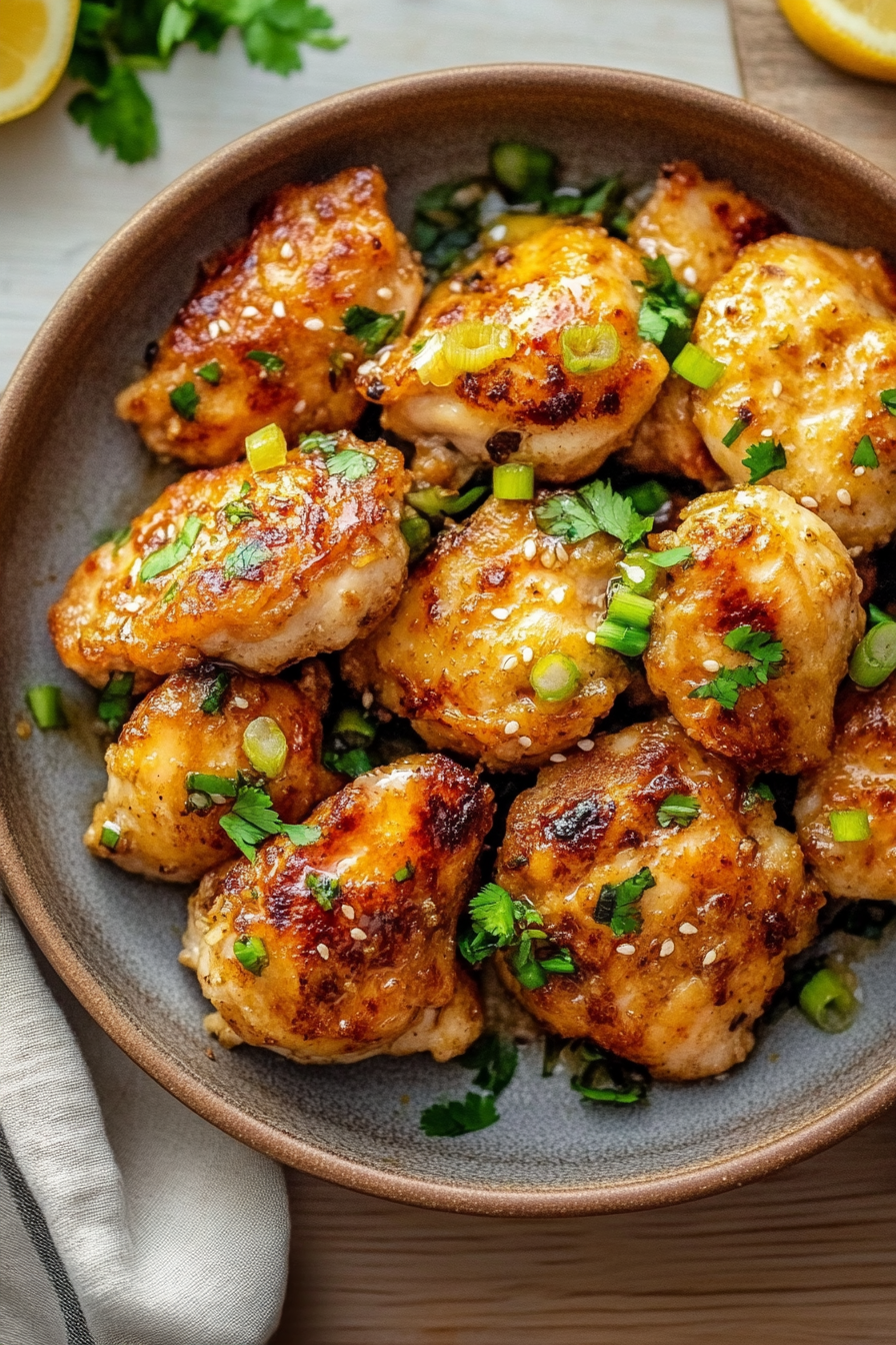 Lemon Garlic Chicken Bites: Easy Recipe for Delicious Meals