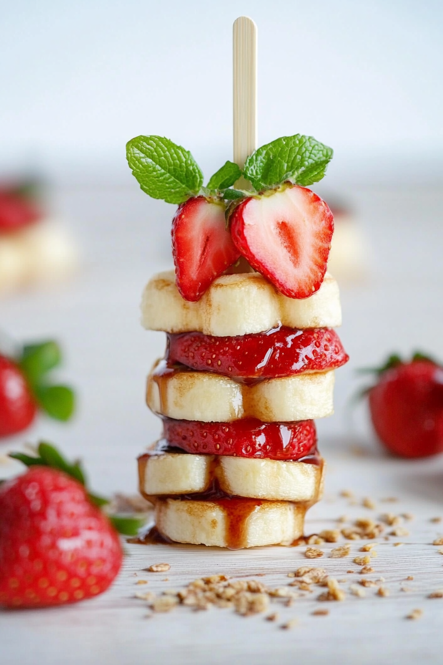Delicious Strawberry Banana Pancake Skewers Recipe Guide