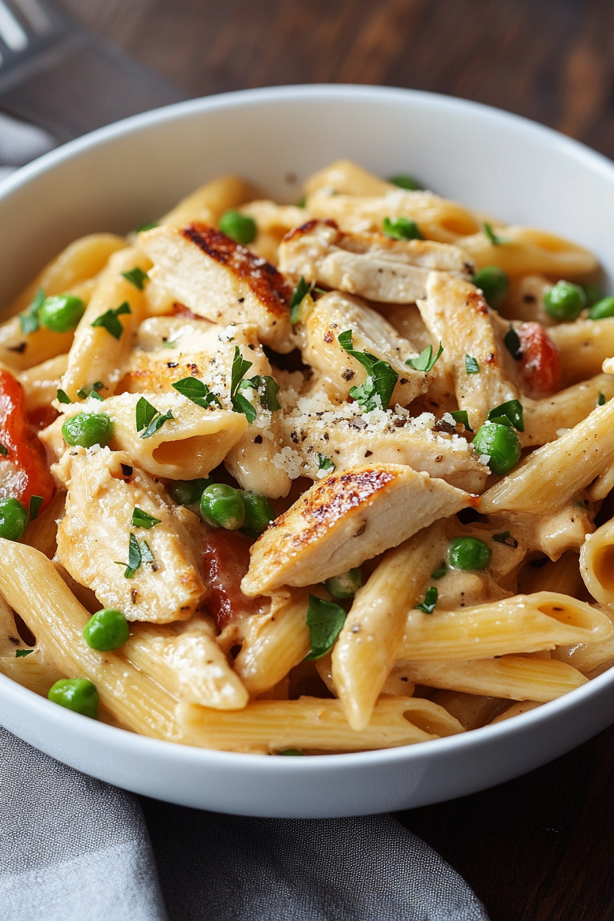 Garlic Parmesan Chicken Pasta Recipe: Easy and Delicious