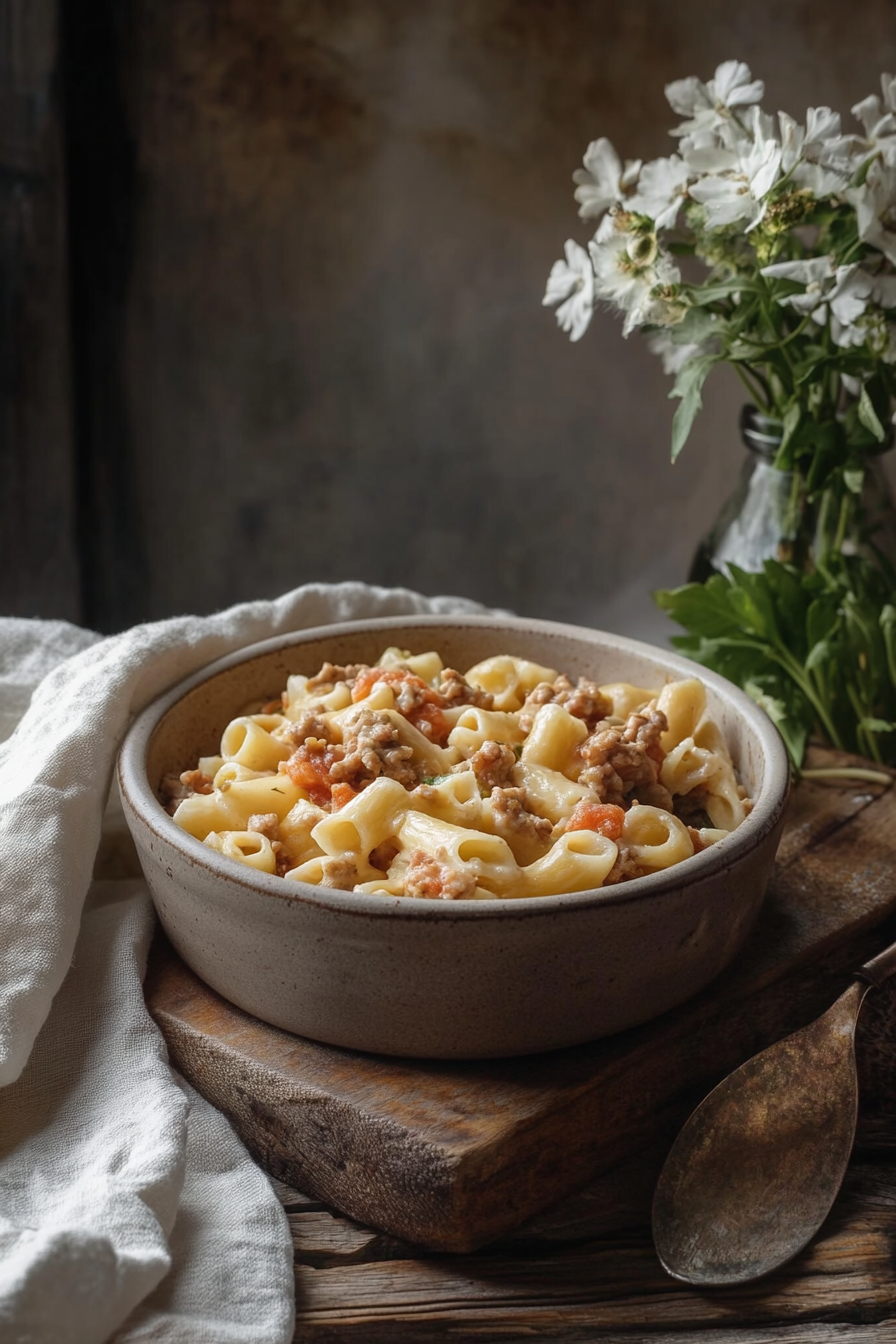Cheesy Ground Beef Pasta: Easy Comfort Food Recipe Guide